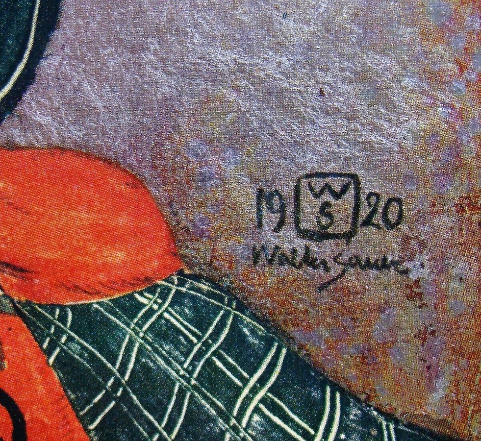 After Walter Sauer, Portrait d’enfant, 1930, Chromotype Etching for ...