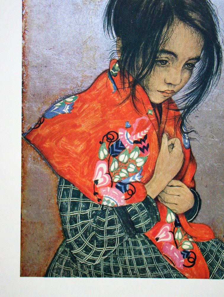 After Walter Sauer, Portrait d’enfant, 1930, Chromotype Etching for ...