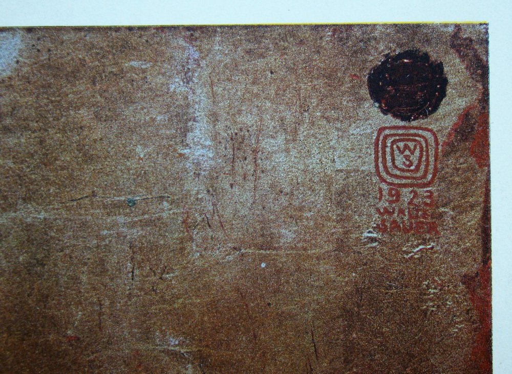 After Walter Sauer, Pleureuse, 1930, Chromotype Etching for sale at Pamono