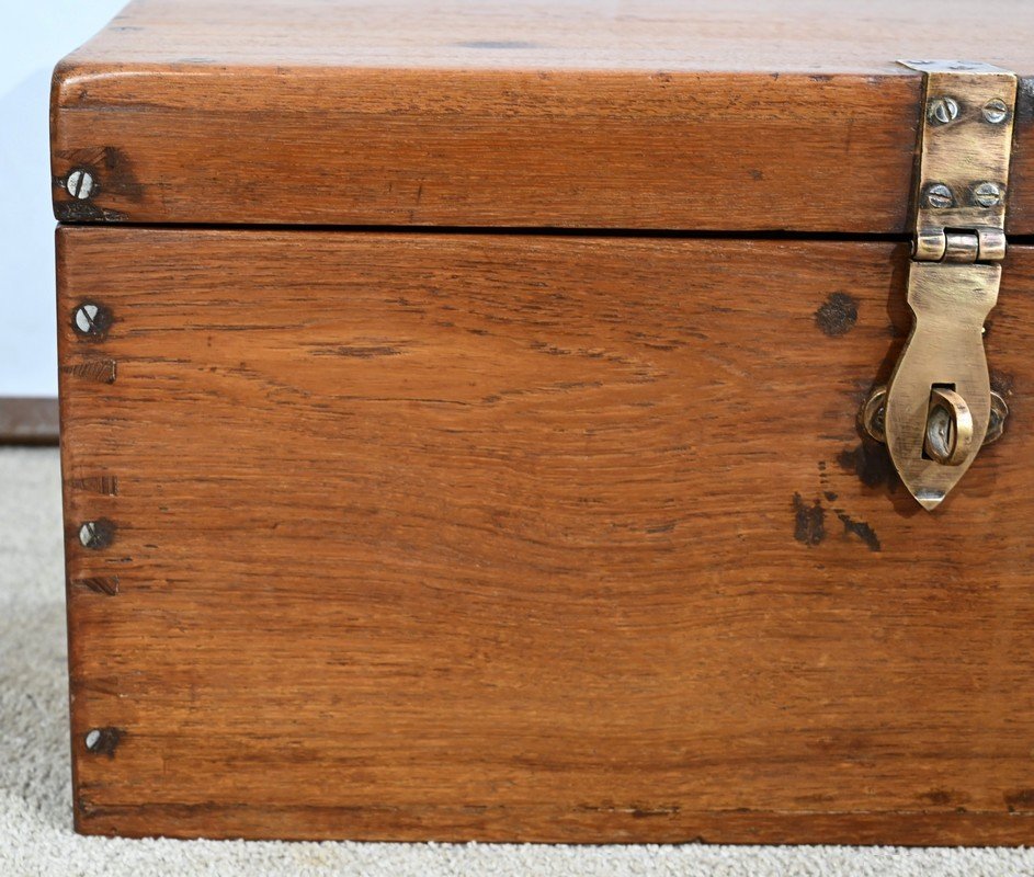 Small 19th Century Naval Chest in Teak for sale at Pamono