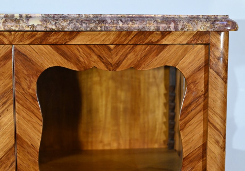 Small Early 20th Century Louis XV Showcase, 1890s for sale at Pamono