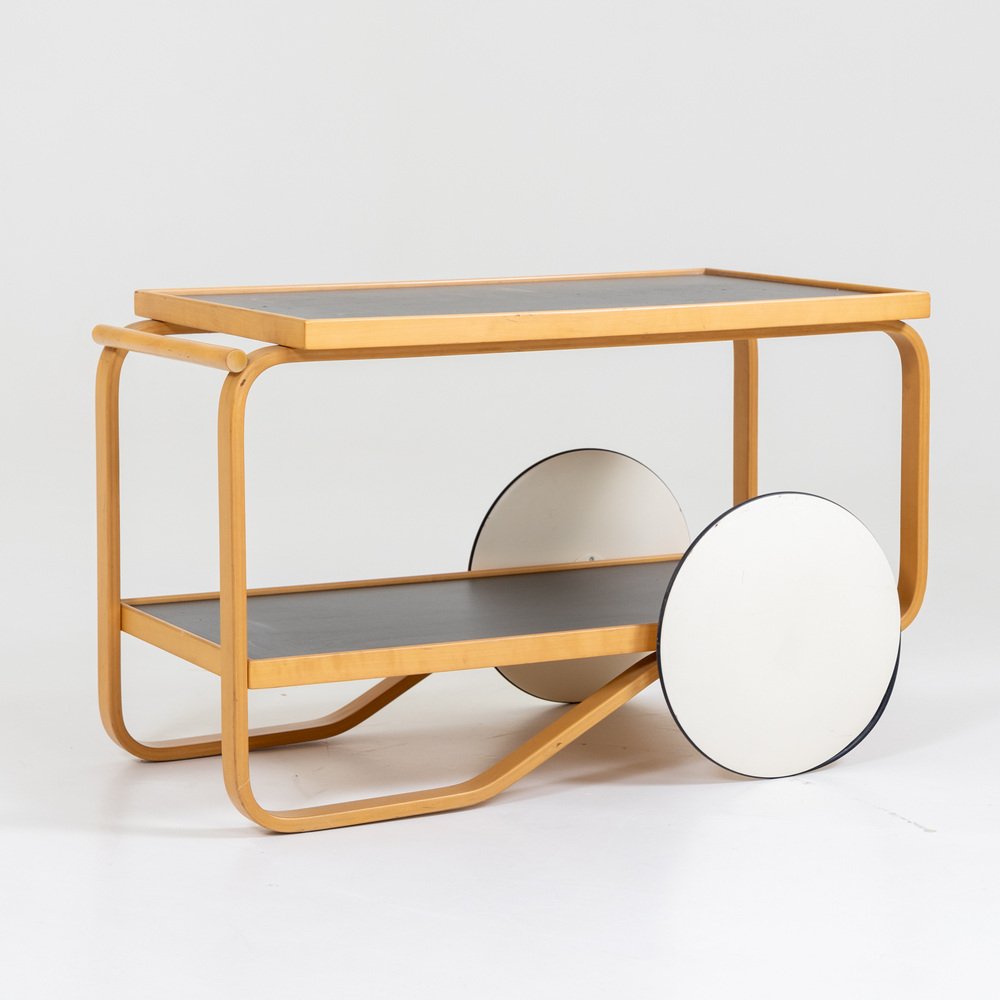 Model 901 Tea Trolley by Alvar Aalto for Artek, 1990s for sale at Pamono