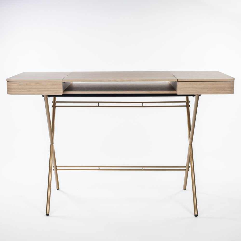 Cosimo Desk with Natural Oak Veneer Top by Marco Zanuso Jr. for Aentro ...