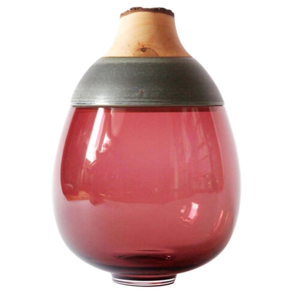 Sculpted Vase in Blown Glass and Ceramic by Pia Wüstenberg for sale at ...