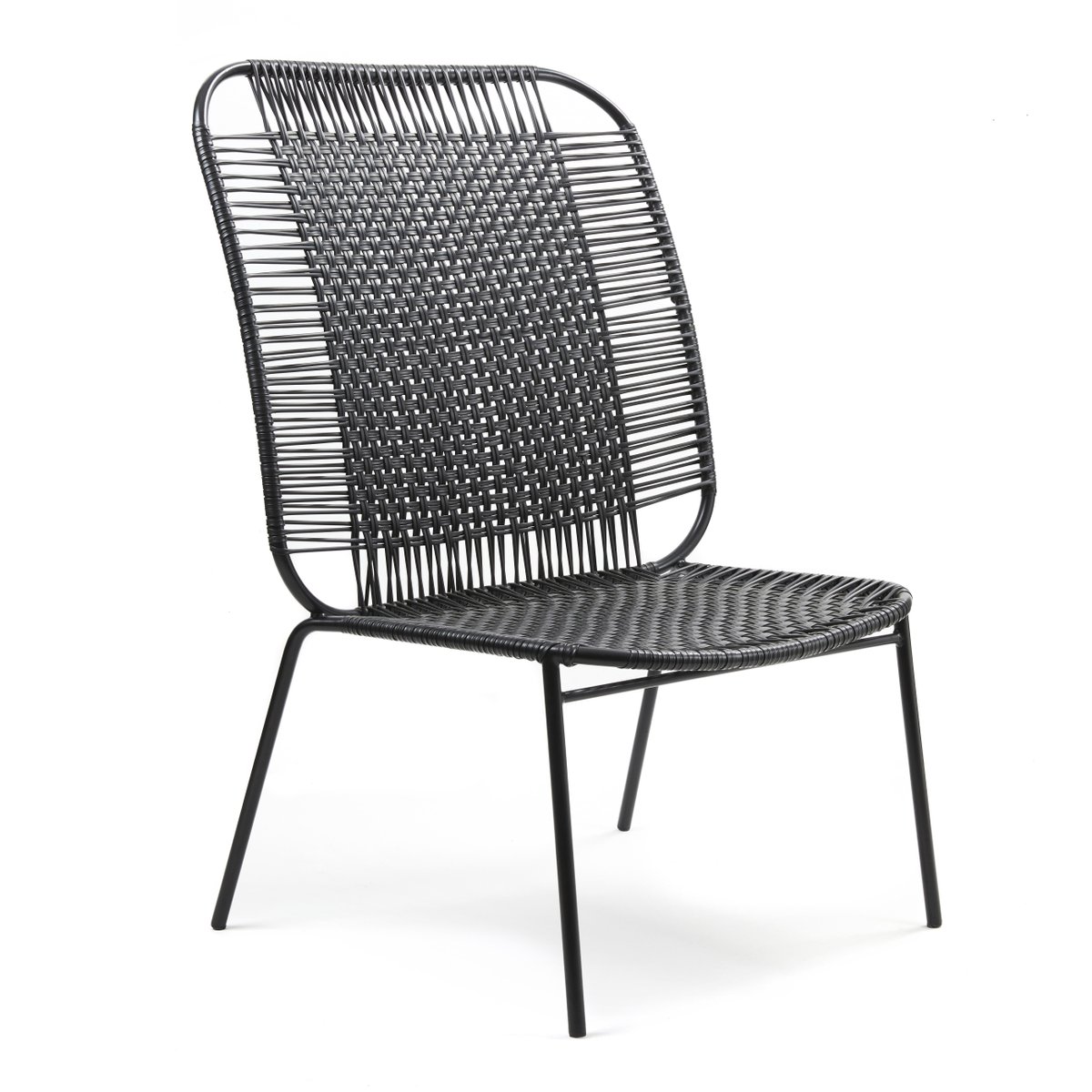 Black Cielo Lounge High Chair by Sebastian Herkner for sale at Pamono