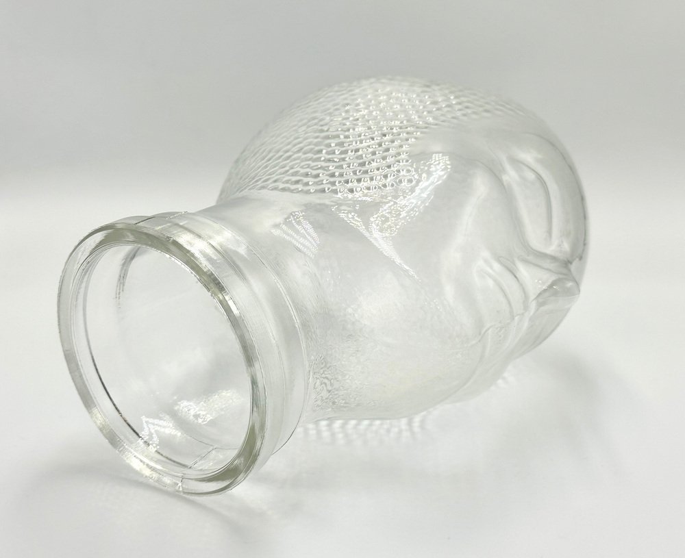 Vintage German Glass Head, 1970s for sale at Pamono