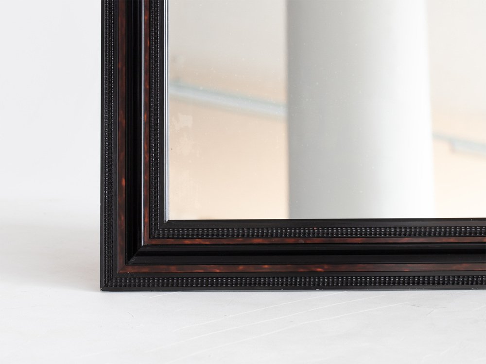 19th Century Dutch Faux Tortoiseshell Ripple Mirror for sale at Pamono
