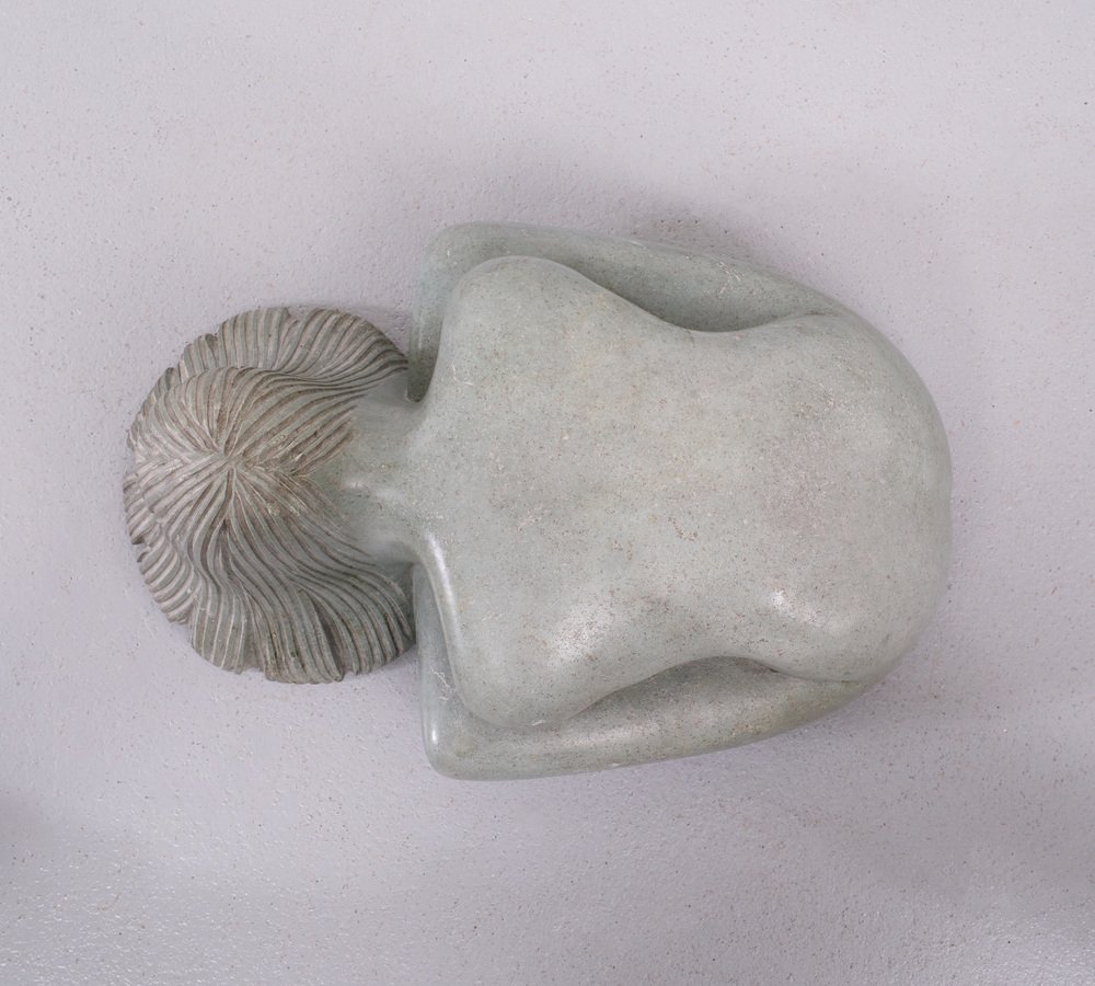 Bather Sculpture by Gregory Mutasa, Zimbabwe, 1990s for sale at Pamono
