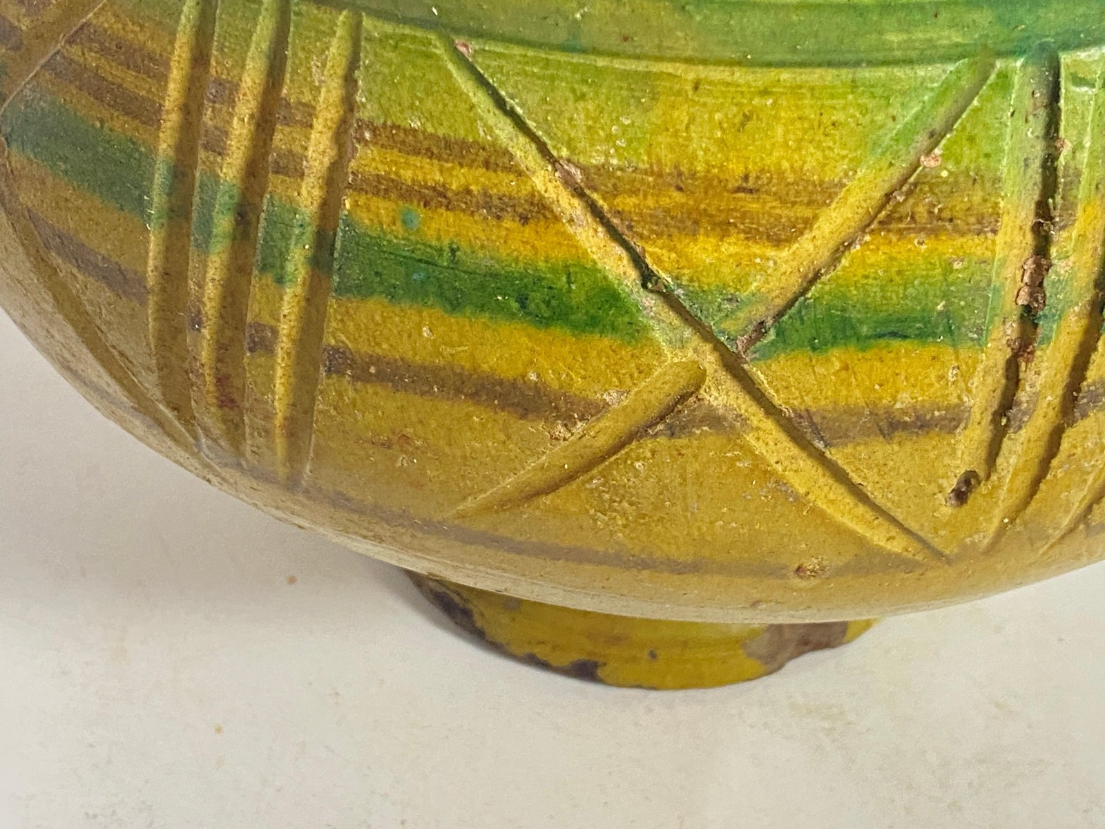 Middle Eastern Pottery Art Bowl for sale at Pamono