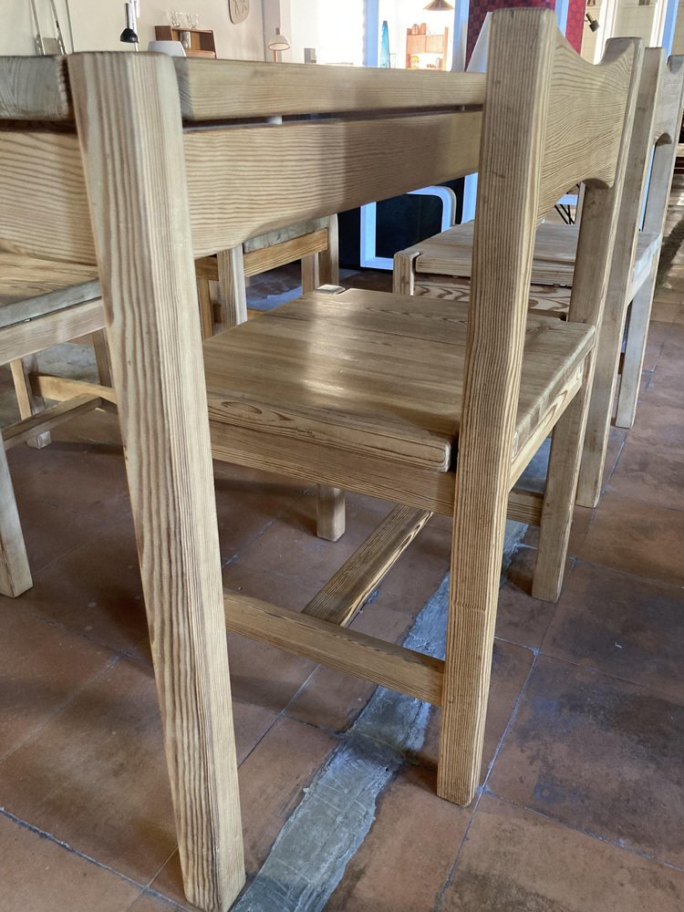 Hongisto Dining Set in Solid Pine by Ilmari Tapiovaara for Laukaan Puu ...
