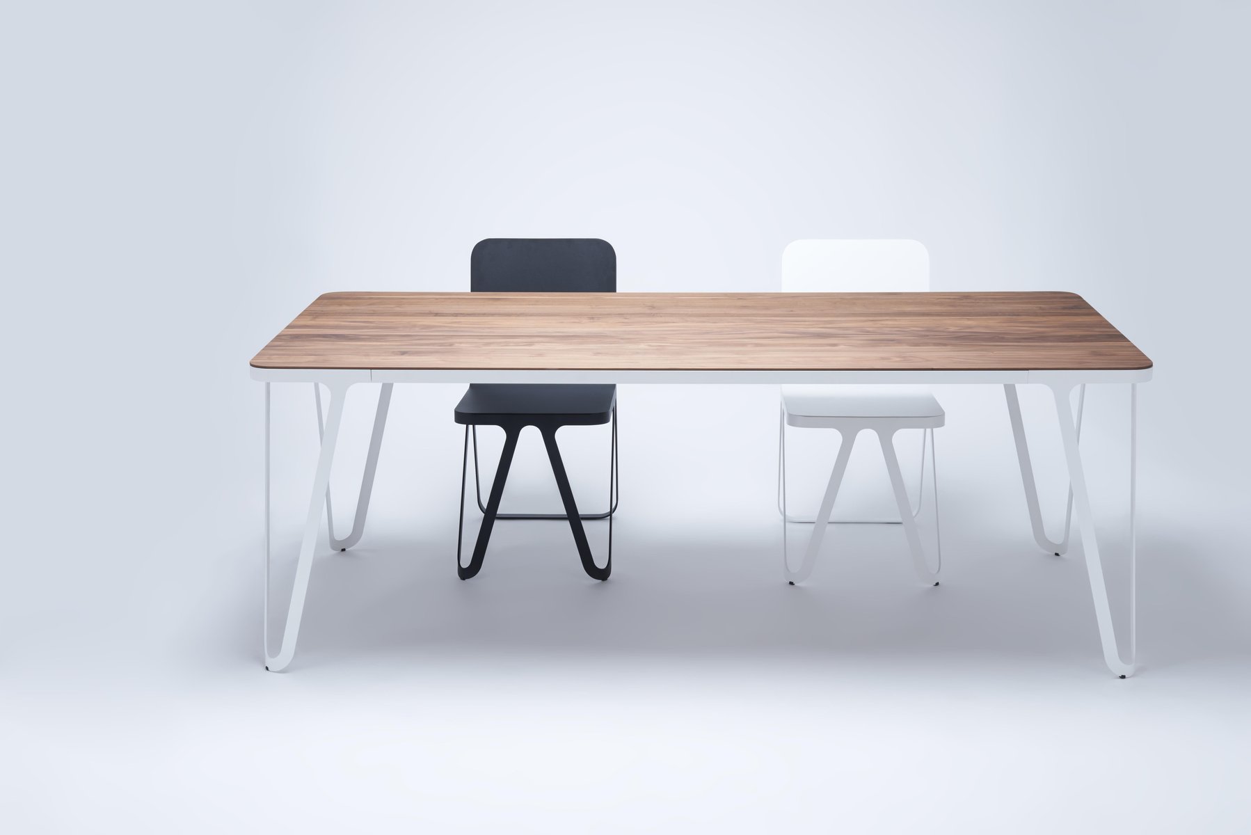 Night Black Loop Chair by Sebastian Scherer for sale at Pamono