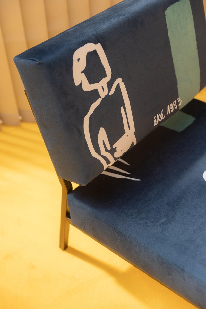 Ete 83 Tom O2 Sessel von Babel Brune bei Pamono kaufen