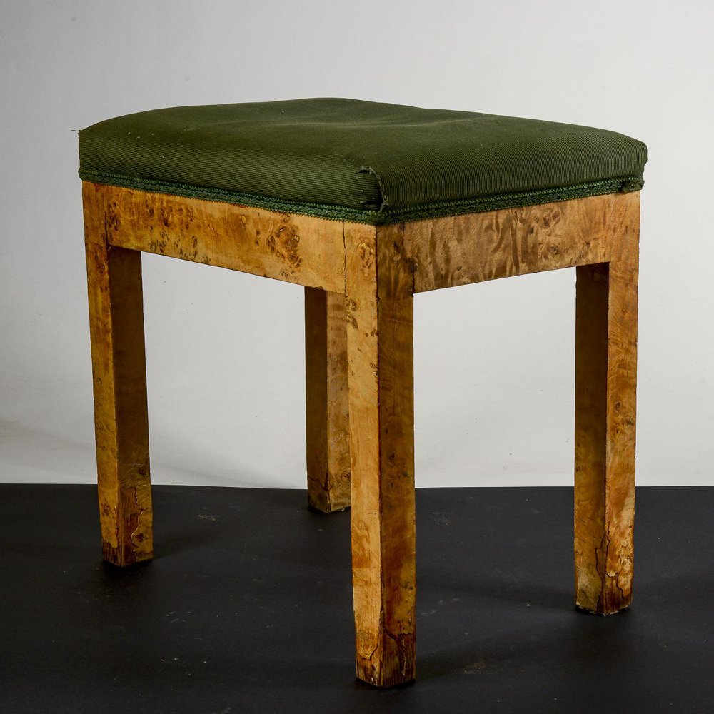 Art Deco Stool in Maple for sale at Pamono