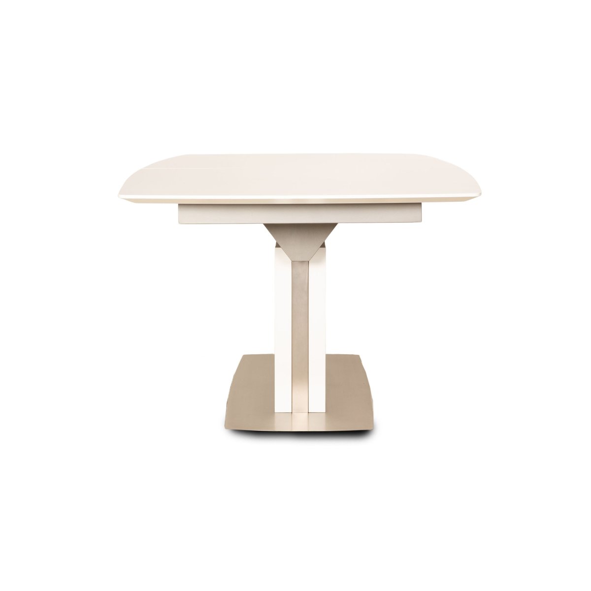 Mesa de comedor extensible Milano de madera blanca de BoConcept en ...