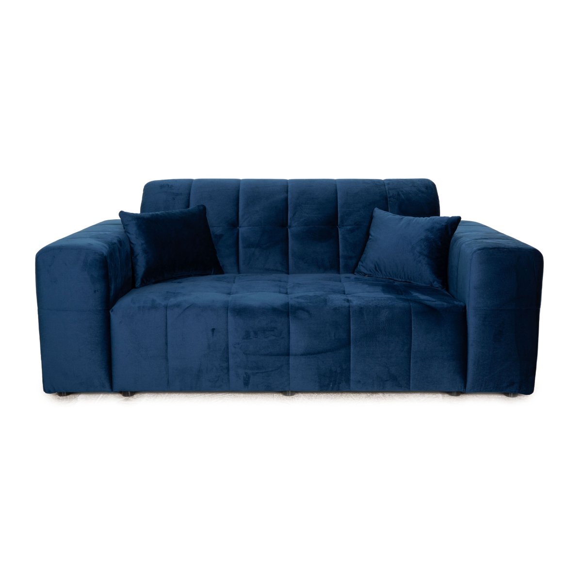 Bloom 2-Seater Sofa in Blue Velvet from IconX Studios for sale at Pamono