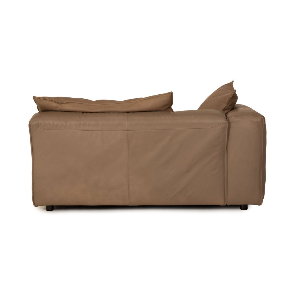 Mio Leather Two-Seater Beige Sofa from Rolf Benz for sale at Pamono