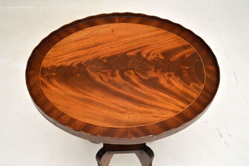 Regency Style Pie Crust Side Table, 1950 for sale at Pamono