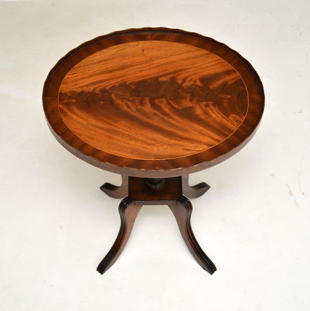 Regency Style Pie Crust Side Table, 1950 for sale at Pamono
