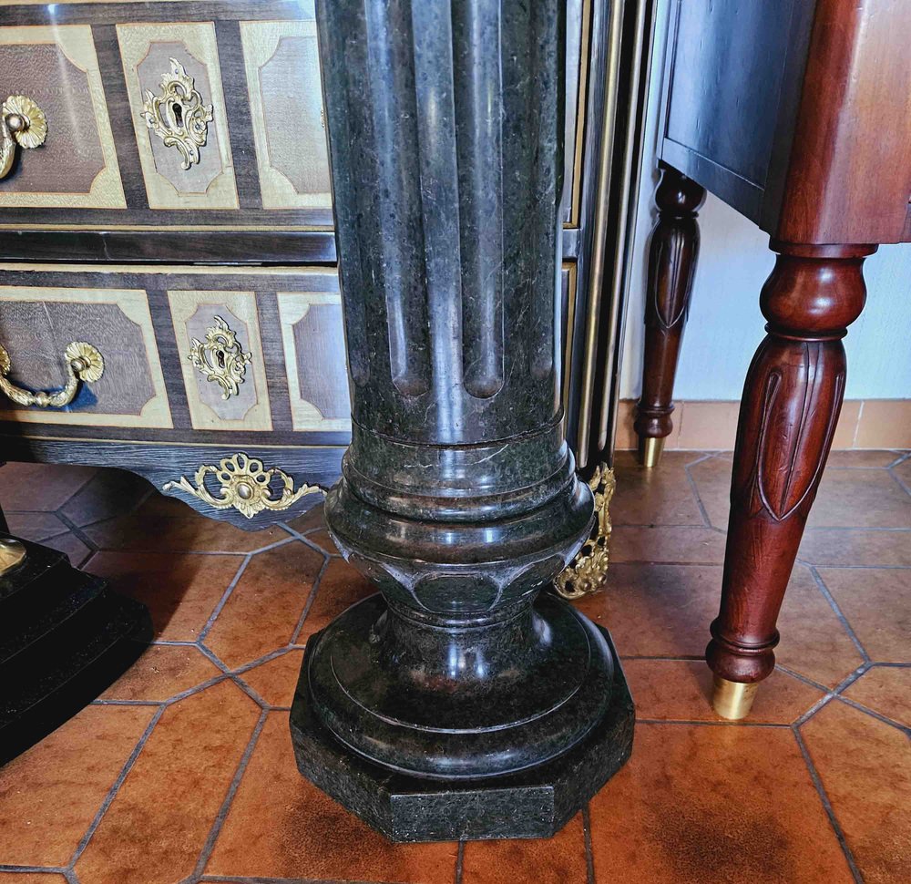 Italian Green Marble Column for sale at Pamono