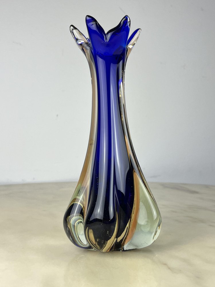 Submerged Glass Vase, 1970s for sale at Pamono