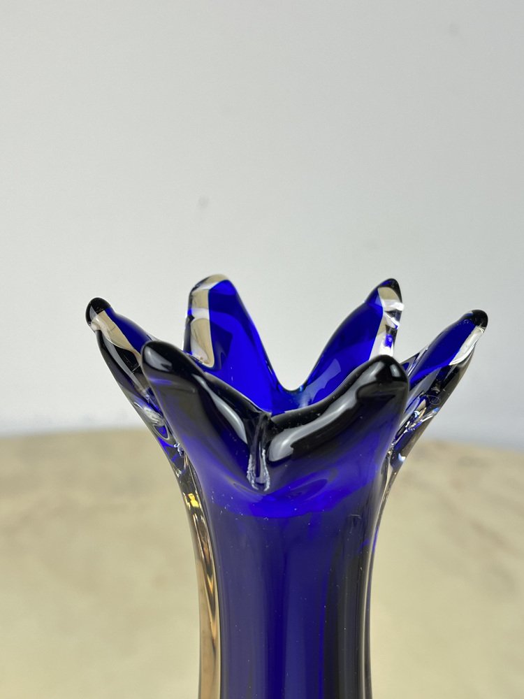Submerged Glass Vase, 1970s for sale at Pamono