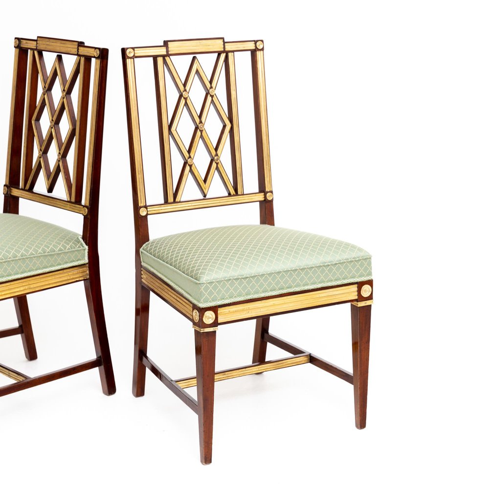 Neoclassical Dining Room Chairs, Late 18th Century, Set of 3 for sale ...