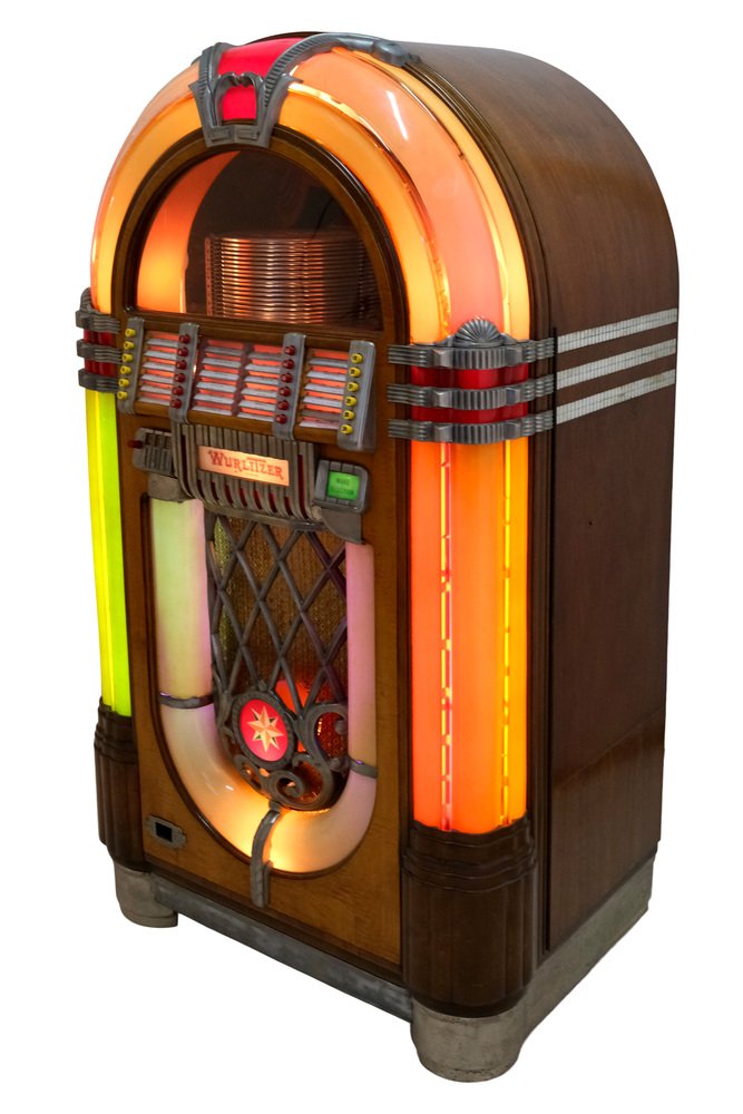 Wurlitzer Jukebox Multi Selector Phonograph, Vereinigte Staaten, 1943 ...