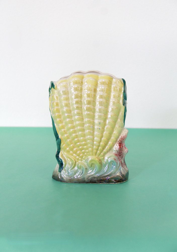 Vintage Ceramic Sword Fish Vase, Italy, 1960s for sale at Pamono