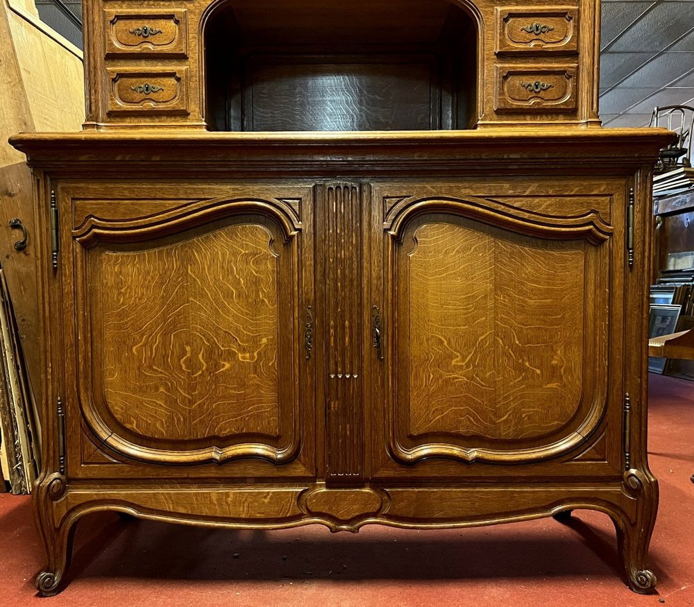 Louis XV Buffet in Blonde Oak for sale at Pamono