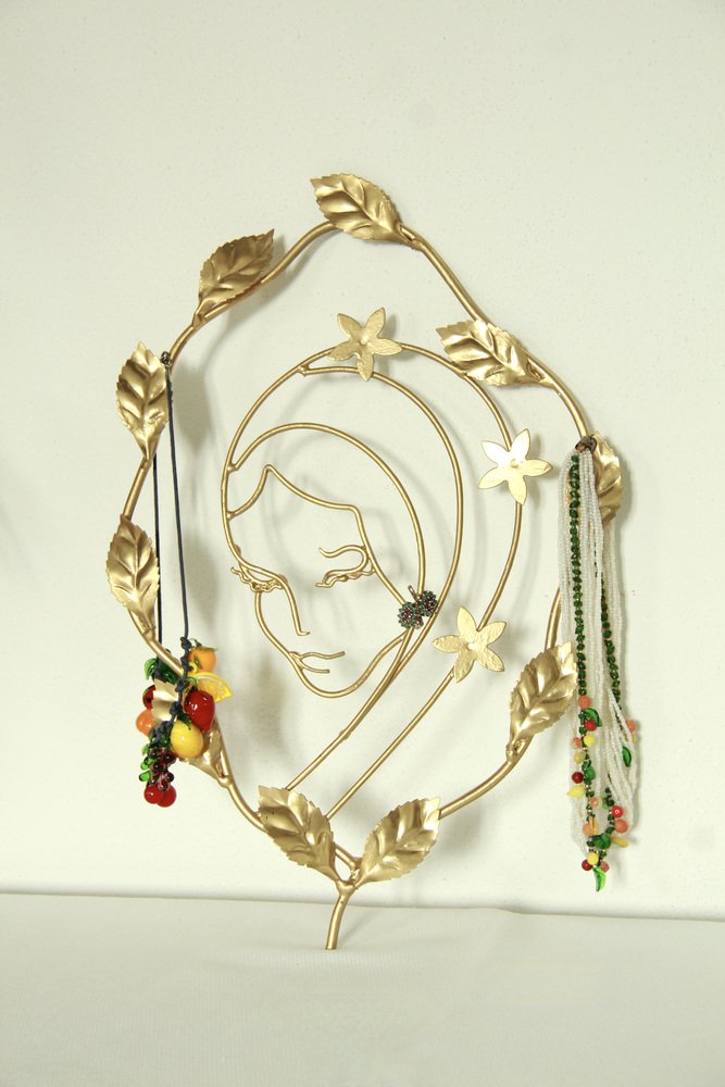 Mid-Century Maria Wall Sculpture in Iron, Italy, 1950s for sale at Pamono