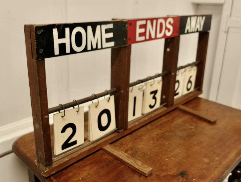 Village Cricket Score Board, 1950s for sale at Pamono