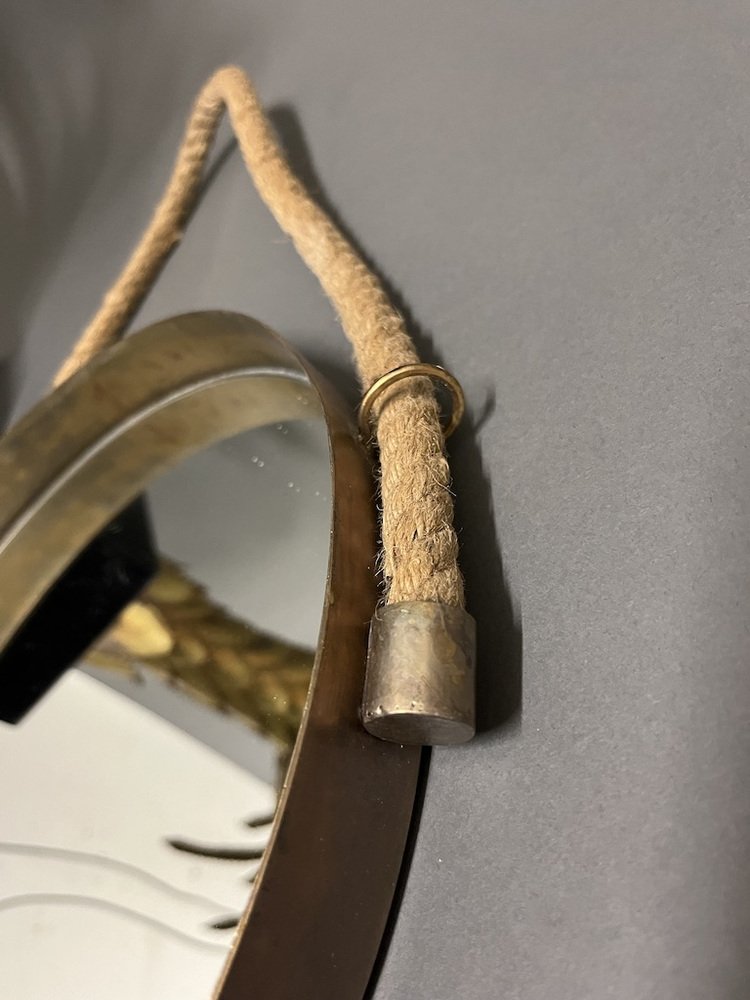 Rope Mirror attributed to Adrien Audoux & Frida Minet, 1960s for sale ...