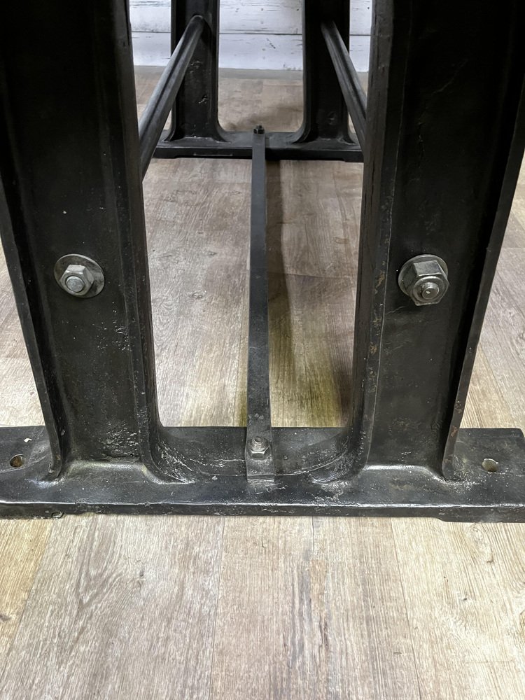 Worktable with Cast Iron Legs for sale at Pamono