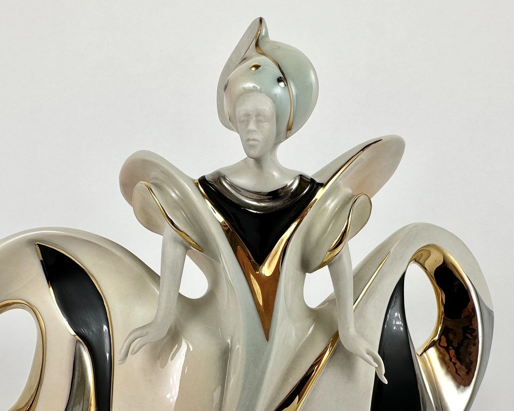 Porcelain and Marble Statuette by Galos, Spain, 1990s for sale at Pamono