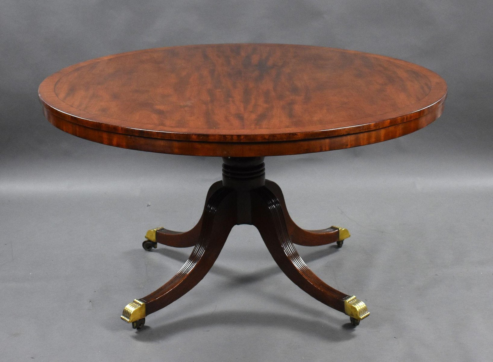 Regency Mahogany Circular Breakfast Table, 1810s for sale at Pamono