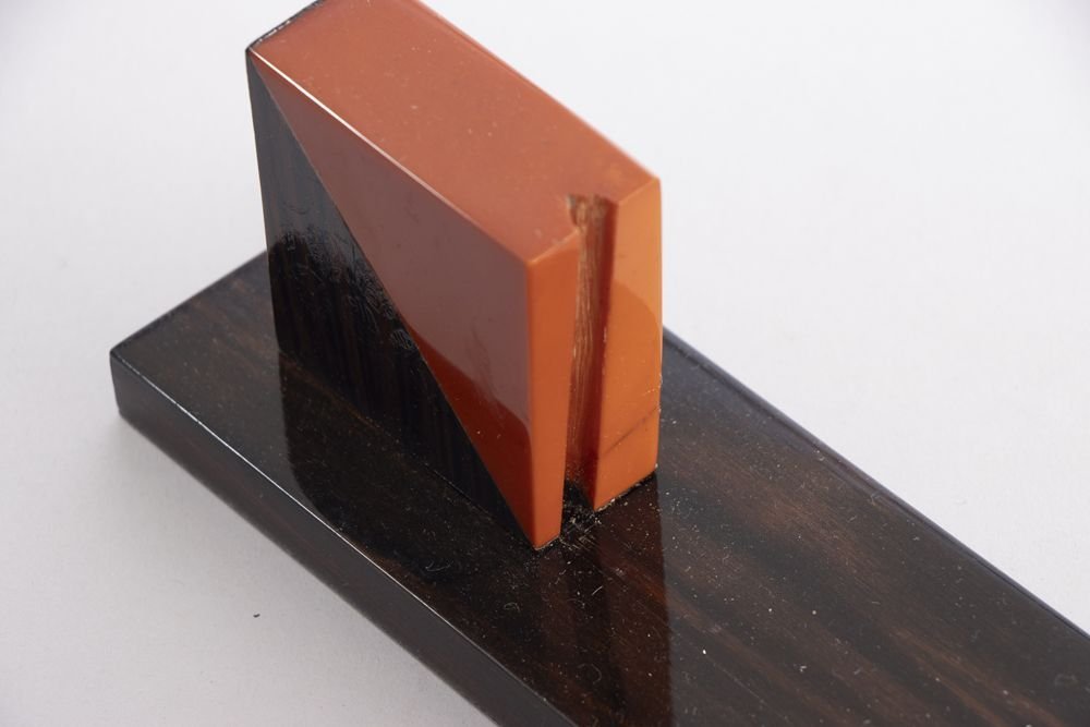 French Amber Phenolic & Macassar Photo Frames, 1930s, Set of 2 for sale ...