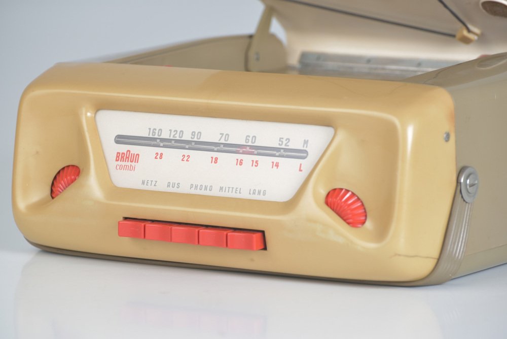 Braun Radio Phono Combination by Wilhelm Wagenfeld for Braun, 1955 for ...