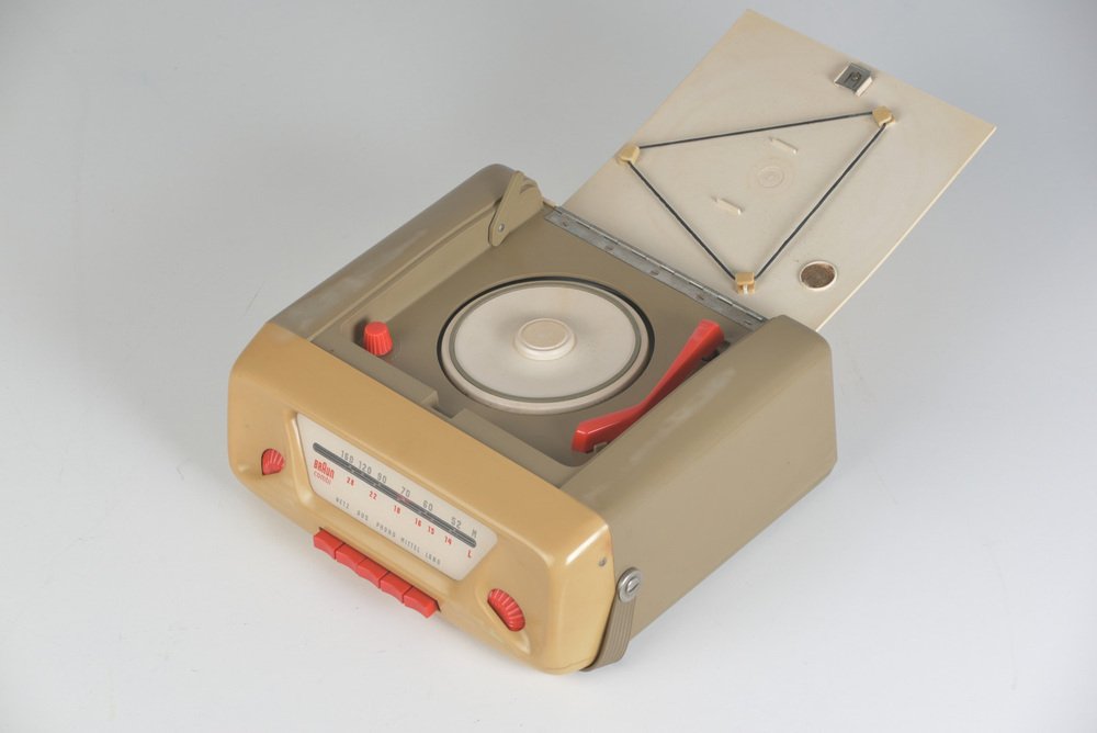 Braun Radio Phono Combination by Wilhelm Wagenfeld for Braun, 1955 for ...