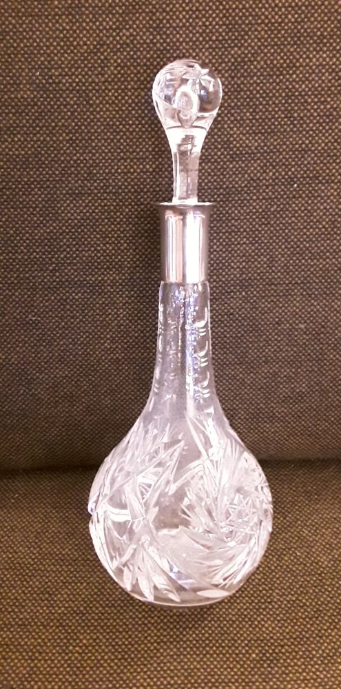 Vintage German Crystal Glass Carafe, 1960s for sale at Pamono