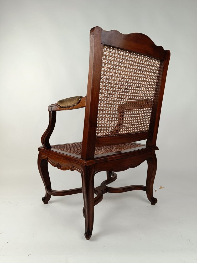Regency Walnut Armchair, 1920s for sale at Pamono