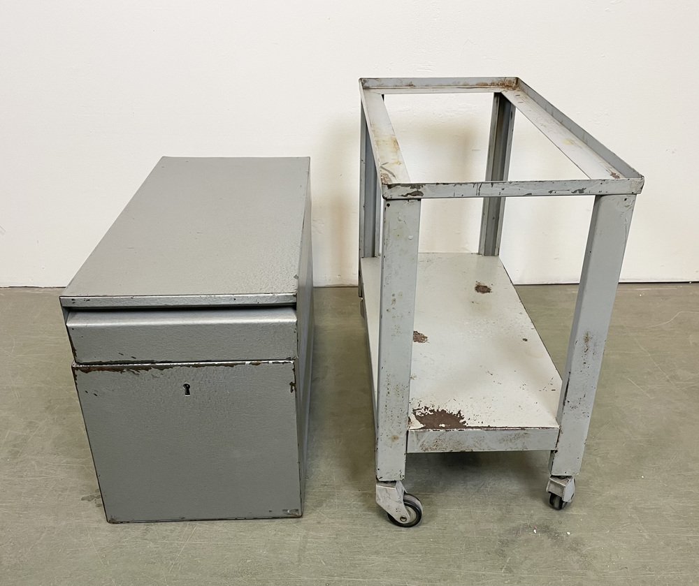 Industrial Grey Trolley, 1960s for sale at Pamono