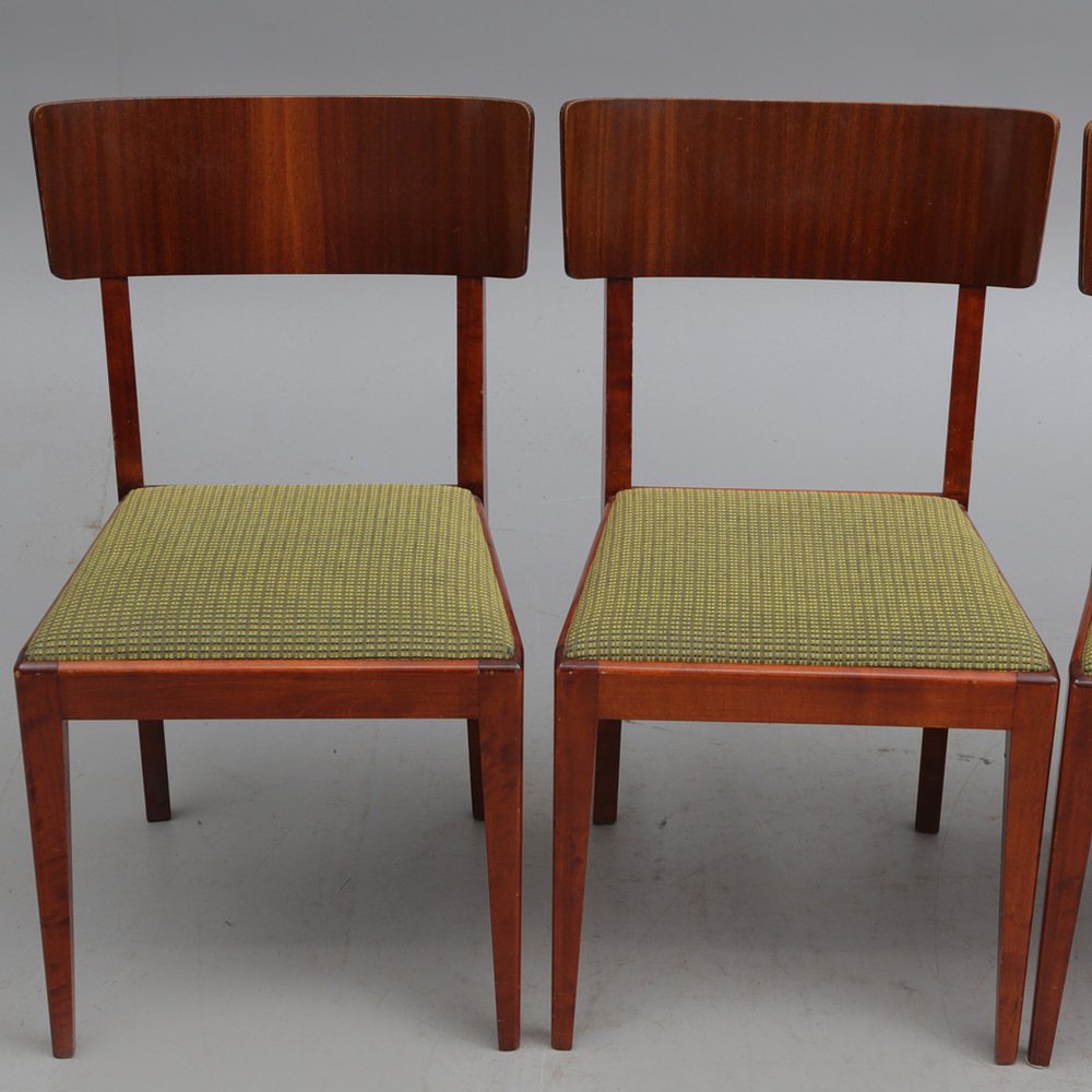 Vintage Dining Chairs in Teak, Sweden, 1960s for sale at Pamono