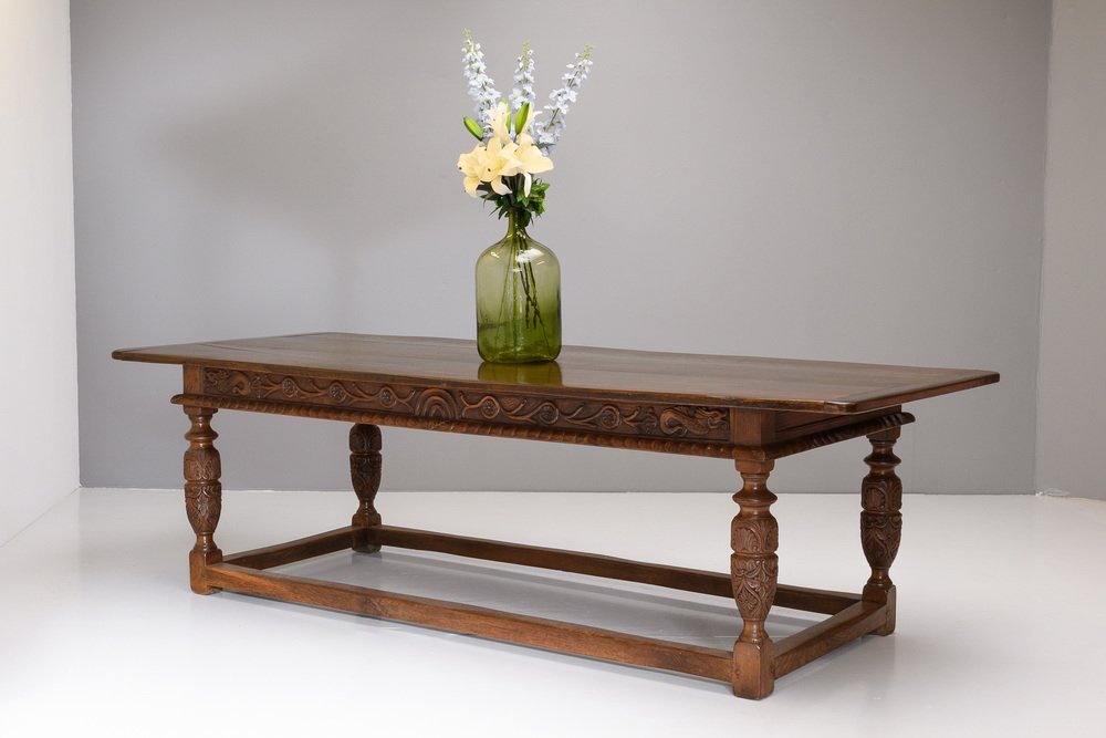 Antique Refectory Table, 1890s for sale at Pamono
