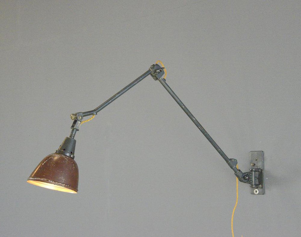 Wall Mounted Task Lamp by Midgard, 1930s for sale at Pamono