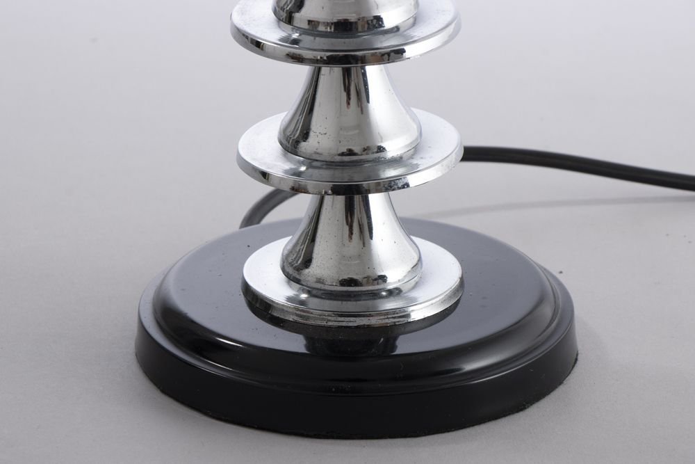 British Modernist Art Deco Table Lamps with Opaline Glass Shades, 1930s ...