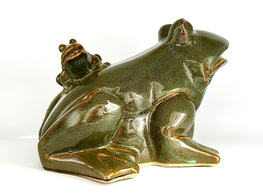 Large Italian Ceramic Frog, 1960s for sale at Pamono