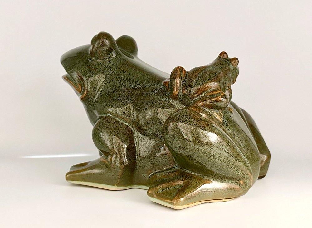 Large Italian Ceramic Frog, 1960s for sale at Pamono