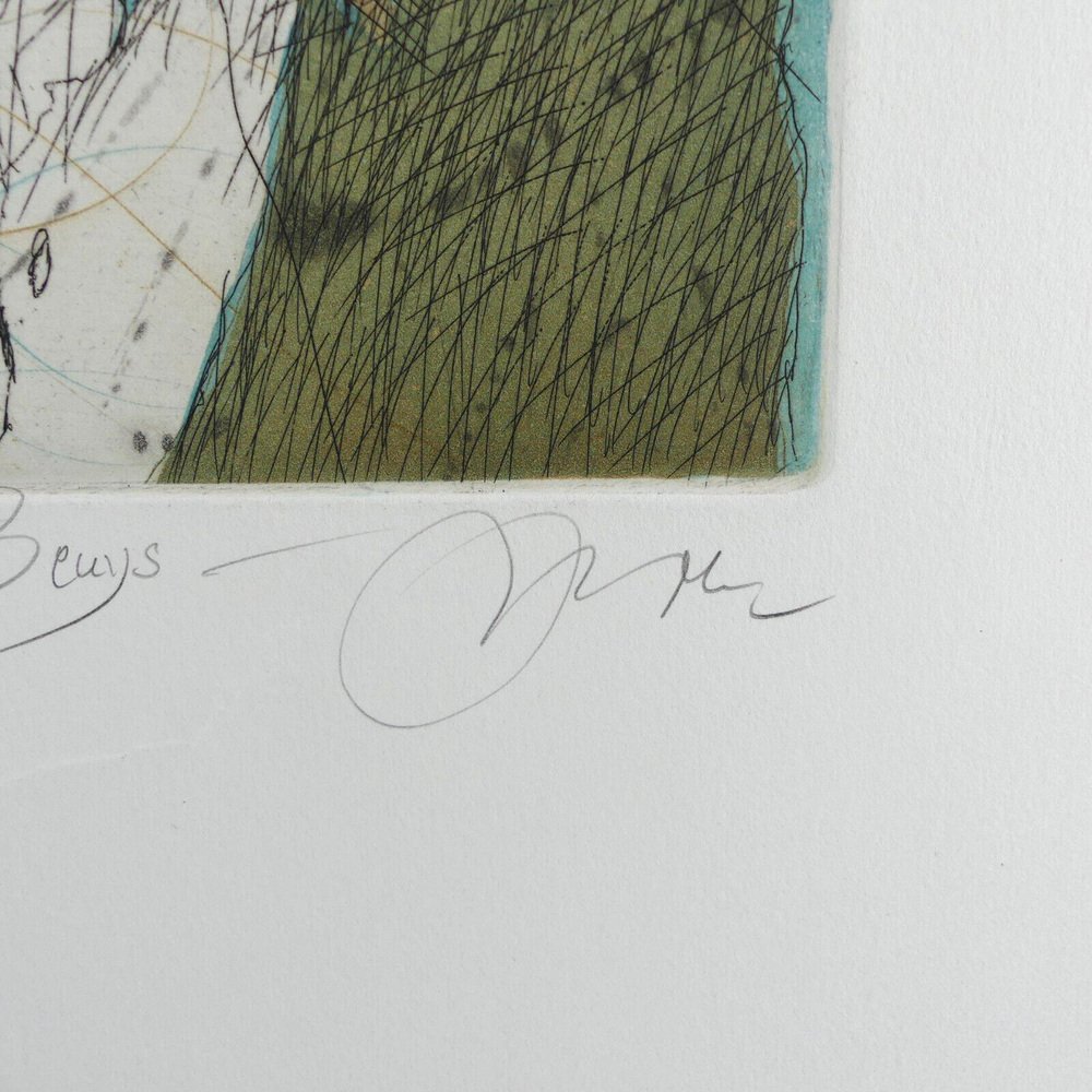 Udo Nolte, Joseph Beuys, Etching, 1984 for sale at Pamono