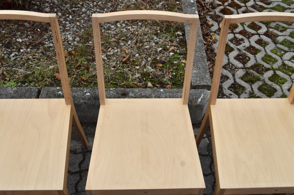 Model PLY / Plywood Chairs by Jasper Morrison for Vitra, 2009, Set of 8 for sale at Pamono