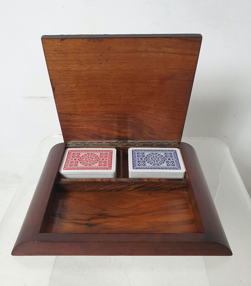 Art Deco Italian Playing Card Box, 1930s for sale at Pamono